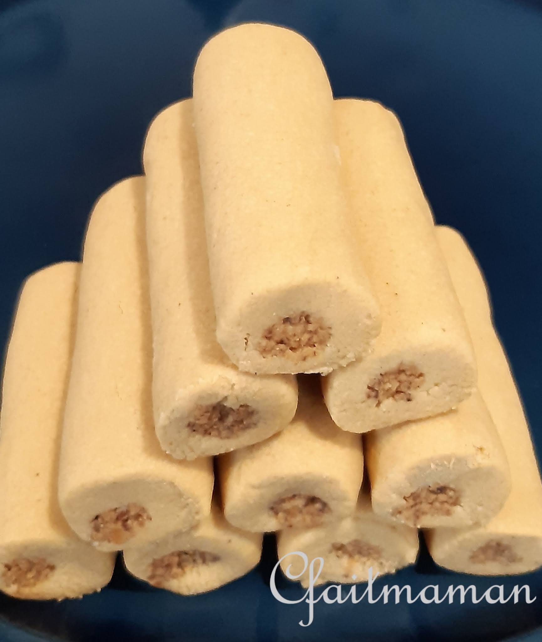 Un délice tunisien: la «Ghraïba homos» (Mantecaos à la farine de pois ...