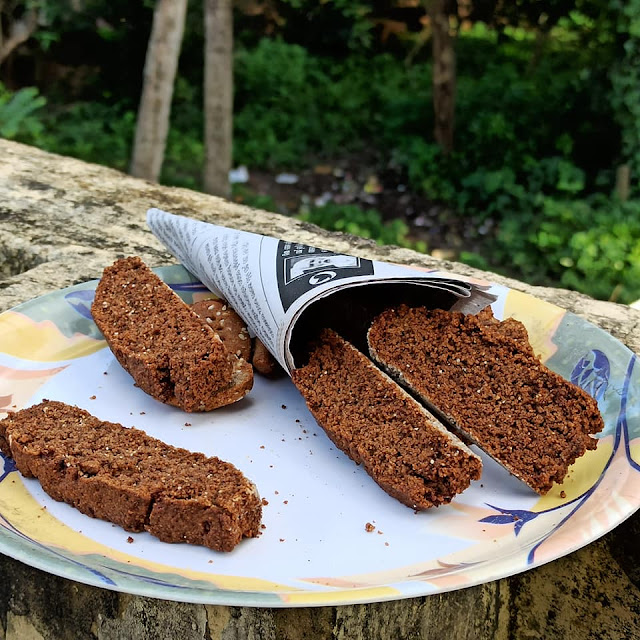 Chocolate Rusks Recipe With Whole Wheat in Airfryer