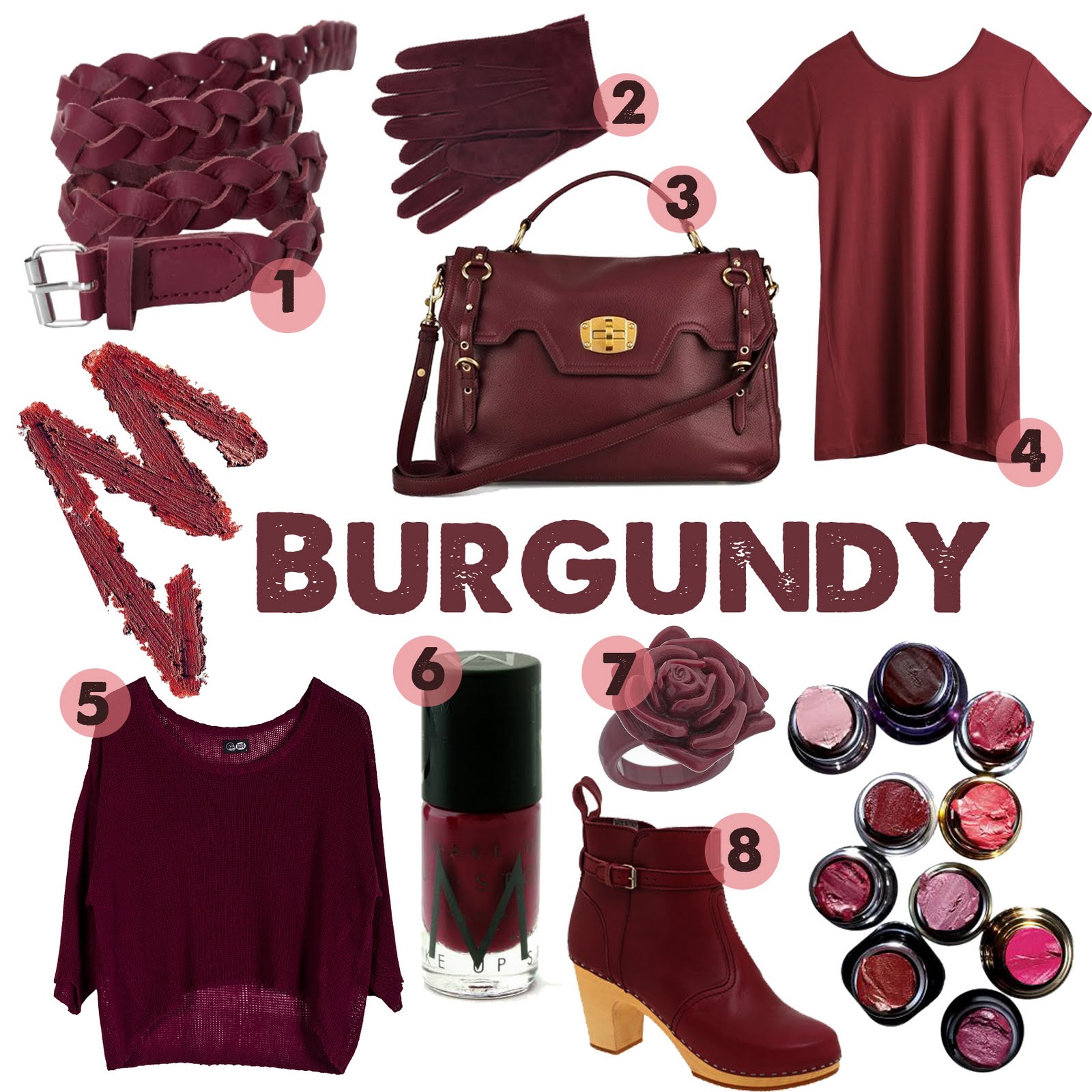 FASHION PELEAU: The Coolest Colour Trend... Bordeaux, Oxblood, Wine ...