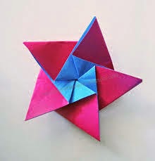 origami star ~ easy origami instructions for kids crafts