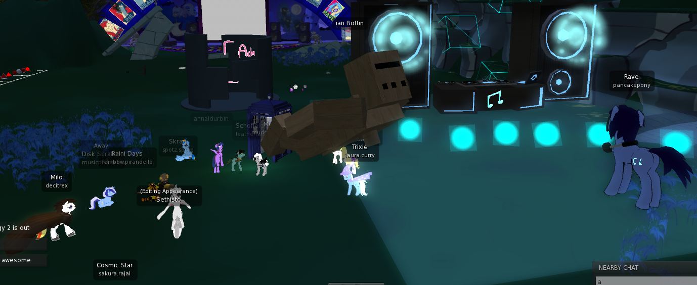 Equestria Daily - MLP Stuff!: 30 Minutes in Second Life BronyTown