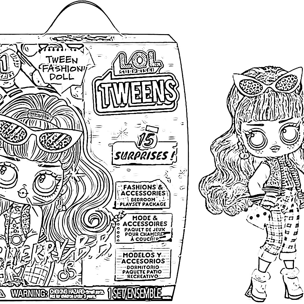 Lol Tween Coloring Pages Coloring Pages