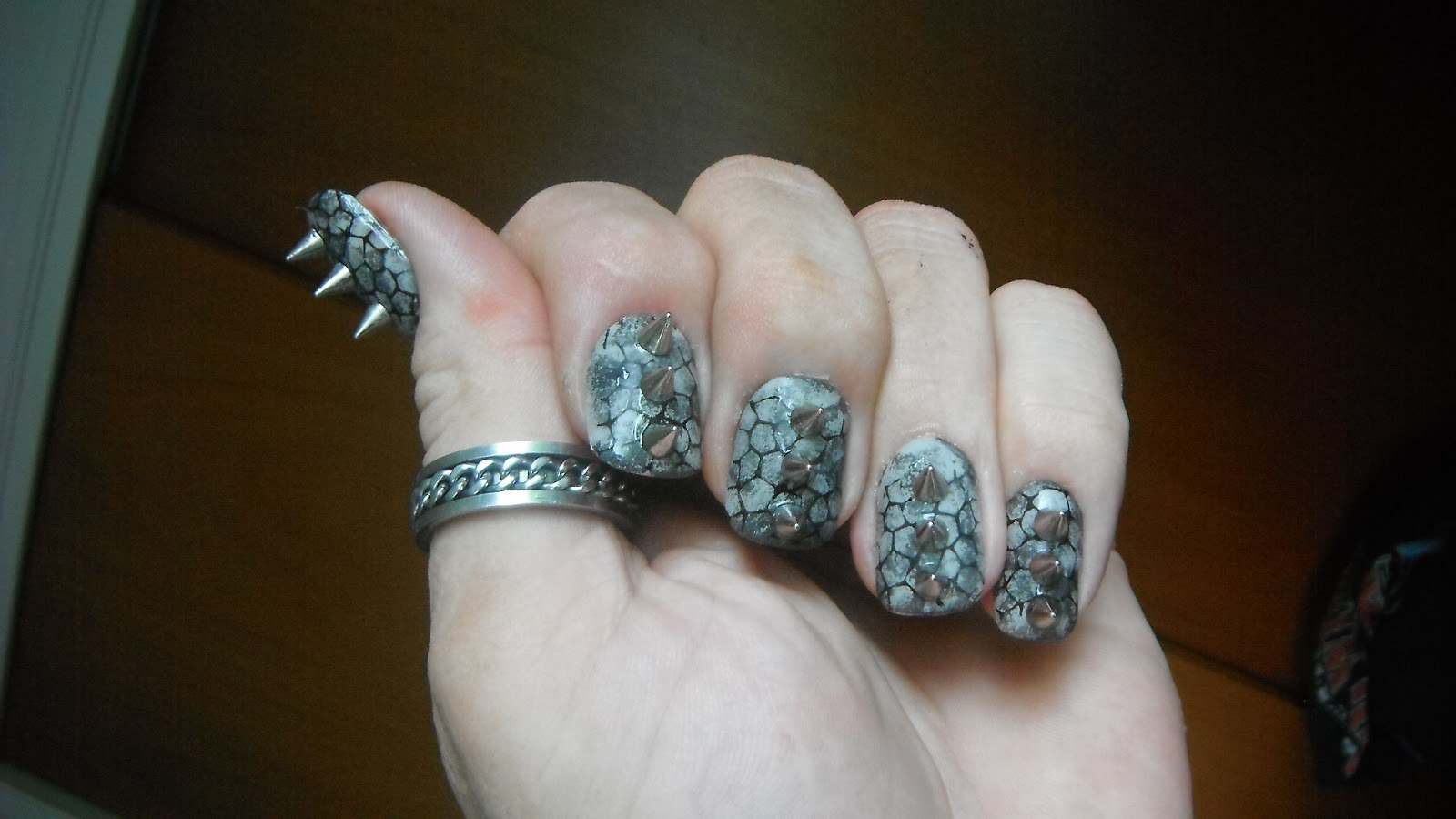 Men and nail polish: Bad Ass Nails!