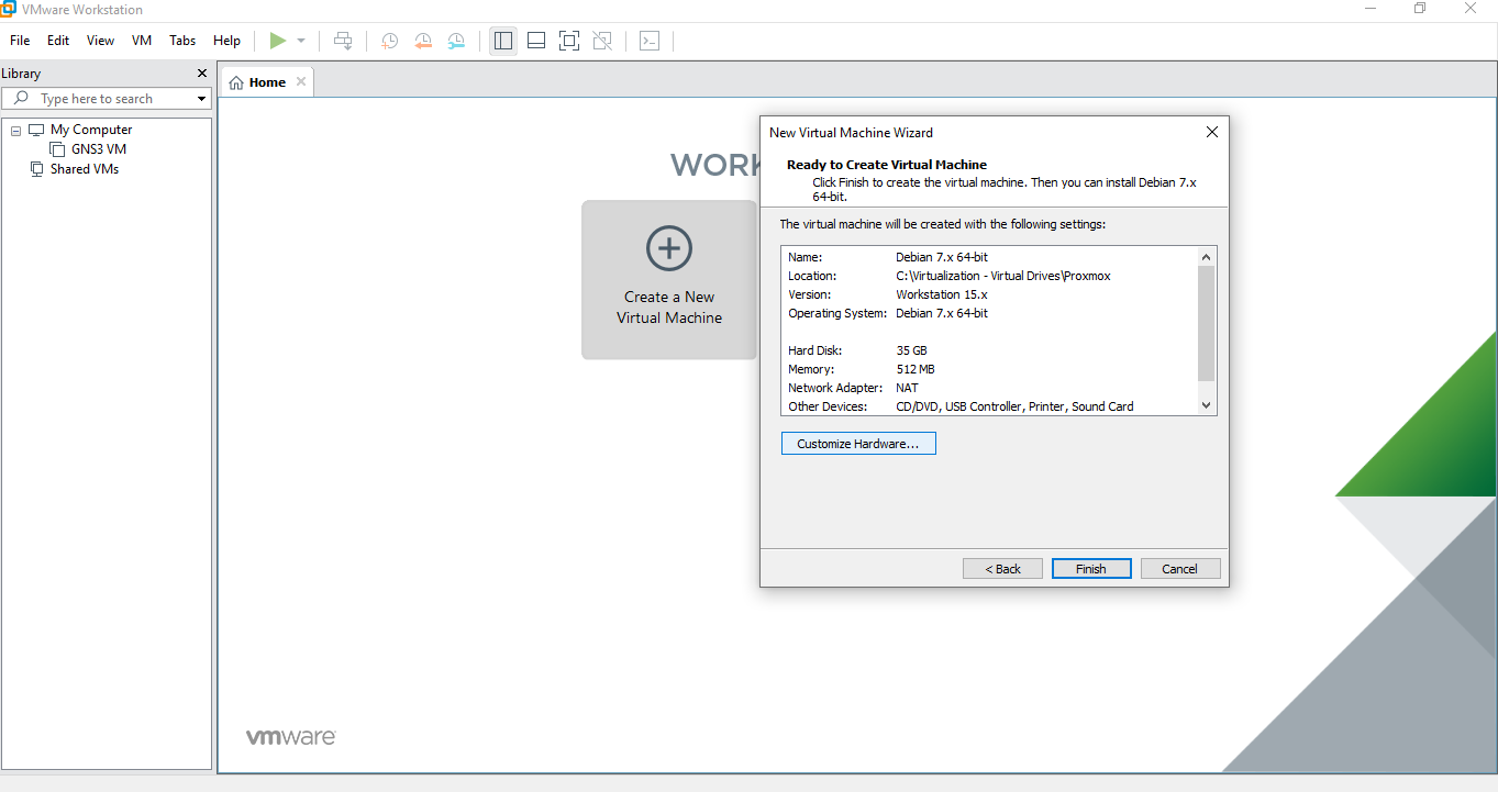 Install VM on VMware Workstation - Virtualization Technology ...