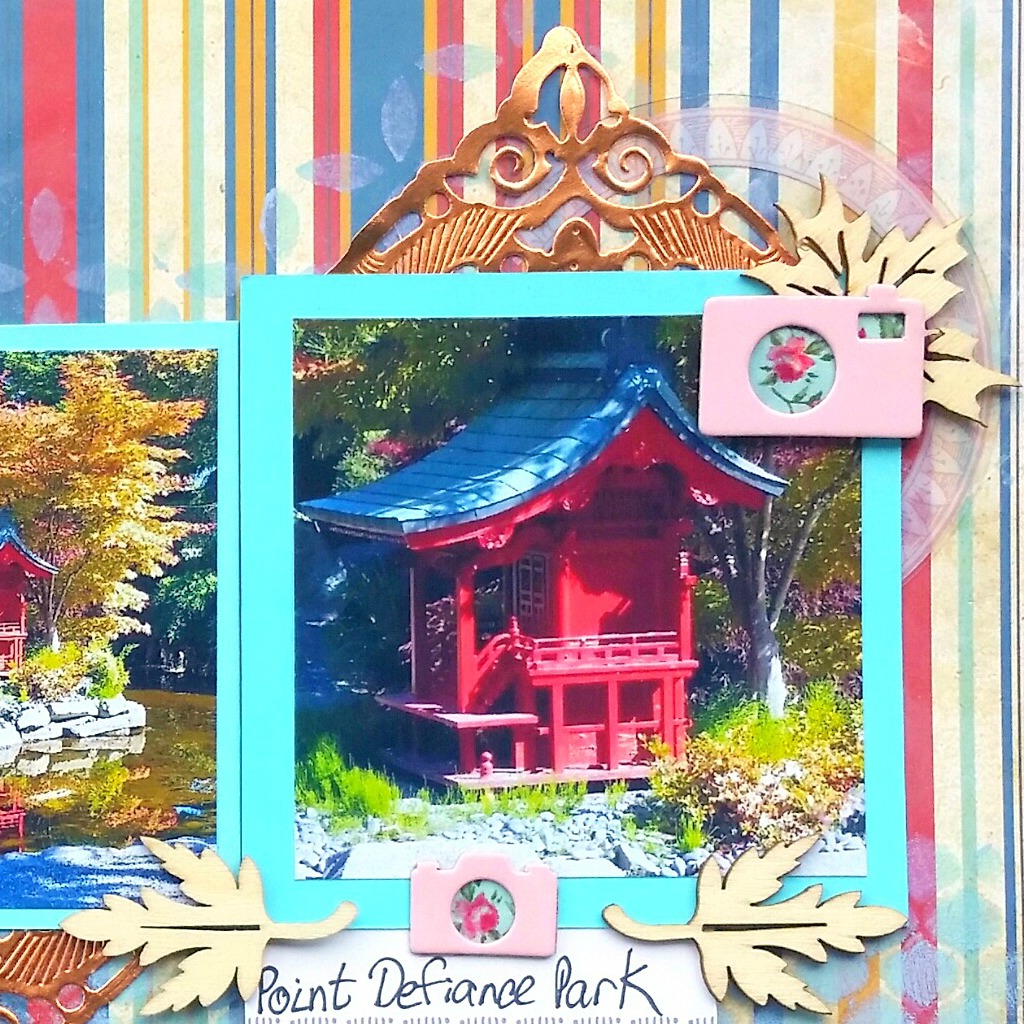 Scrappin' Chaos: How To Make a Statement With Beautiful Metallic Frames