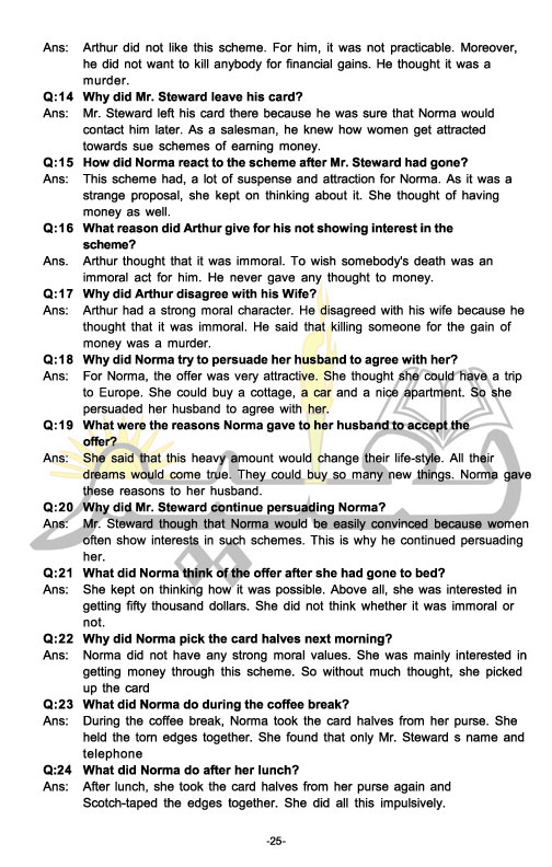 Online Taleem: Button, Button by Richard Matheson