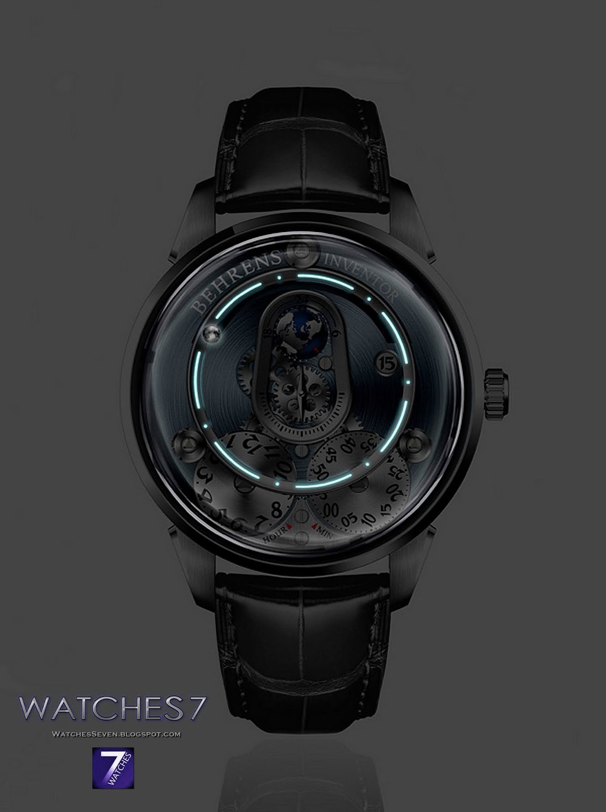 Watches 7: BEHRENS ORIGINAL – INVENTOR “Apolar” Light Blue Edition