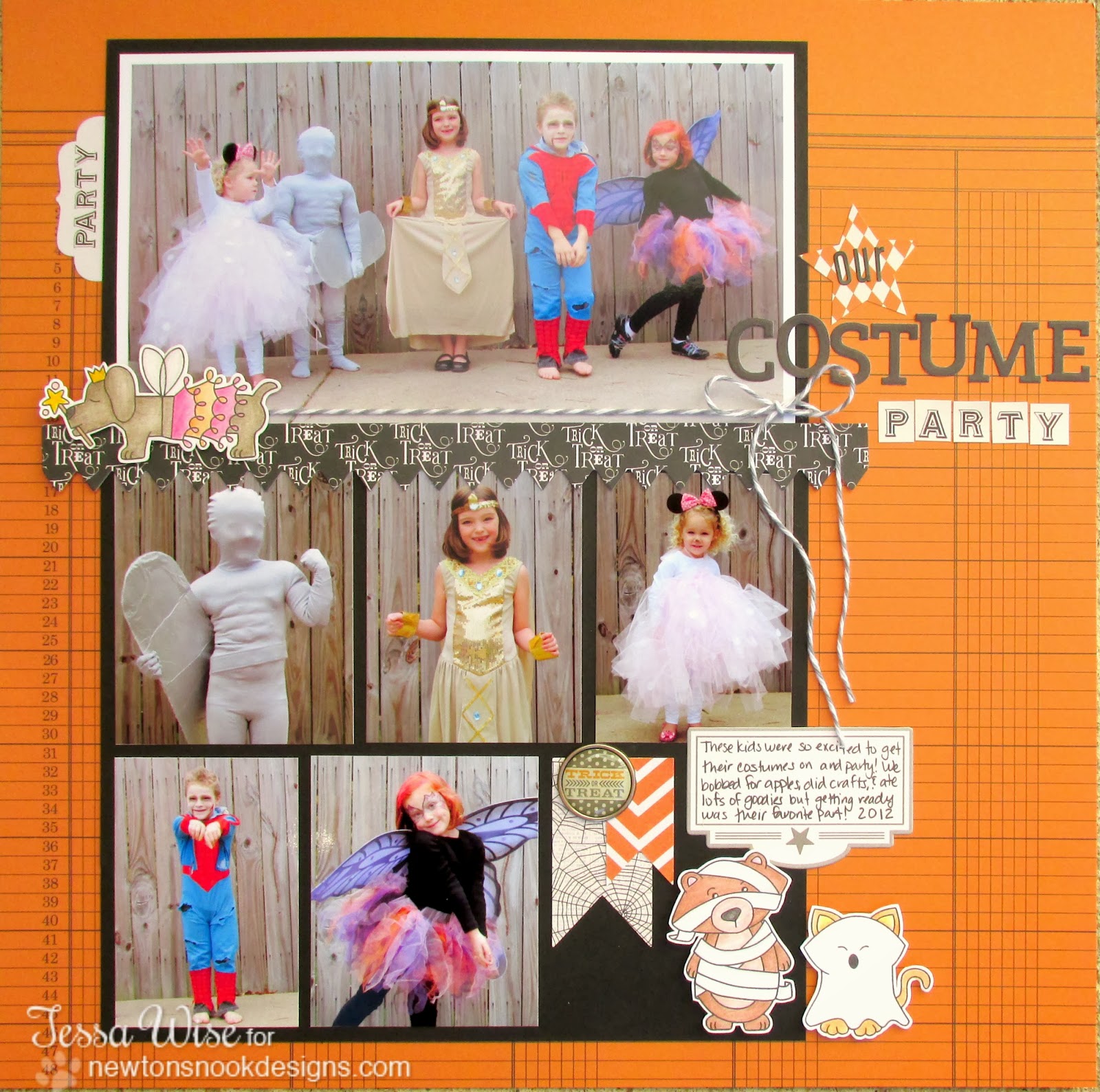 CRAFTY GIRL DESIGNS: Costume Party Layout