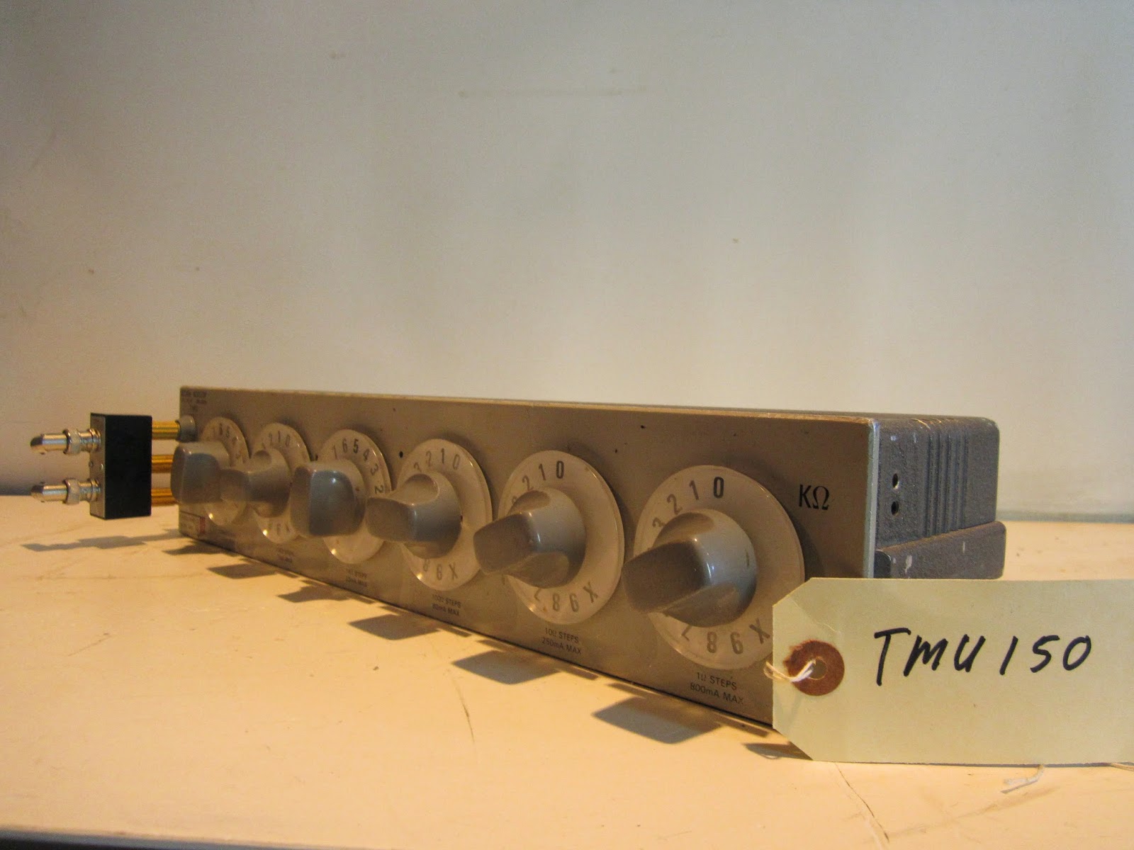 General Radio Co. 1433B Decade Resistor 6-Dial Resistor (TMU150 ...