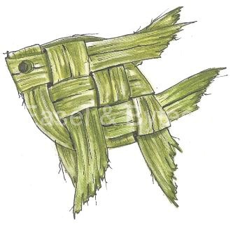 Easel and Bytes: A Knotty Little Fish, and how to weave a tiny one yourself