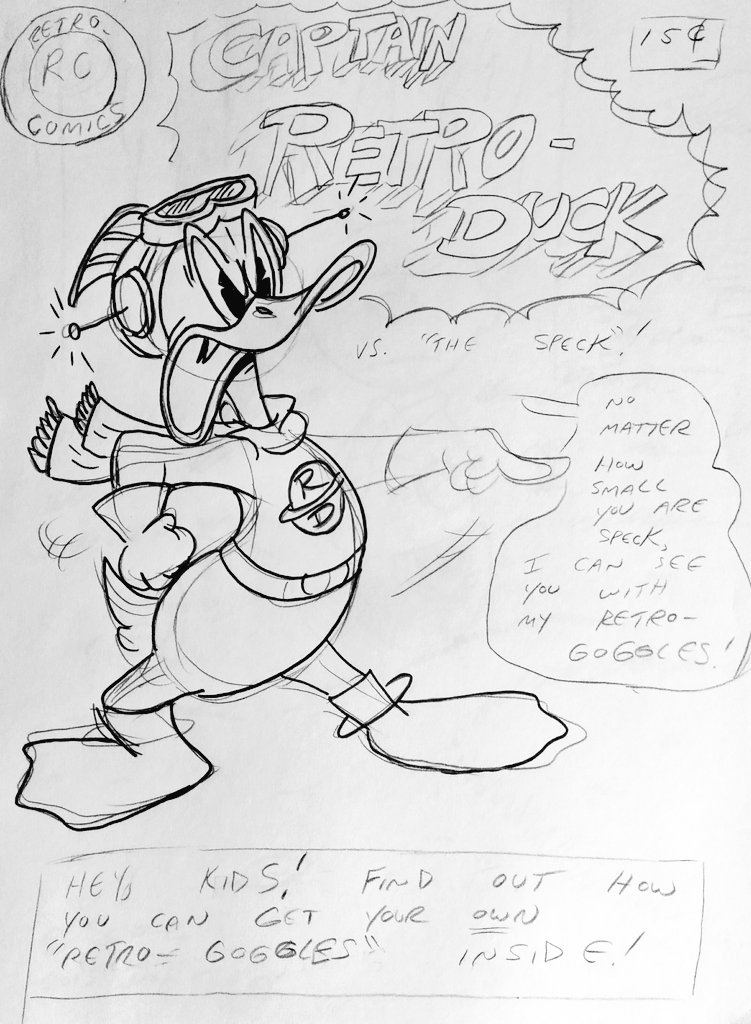 Joe Torcivia's The Issue At Hand Blog: Donald Retro Duck!