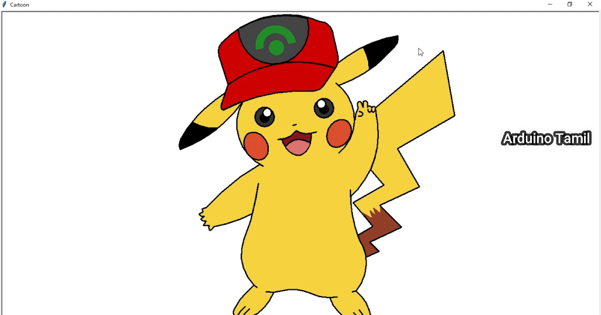 drawing-kikachu-with-python-turtle