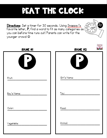 Teaching Takes the Cake: Snappsy the Alligator Freebie