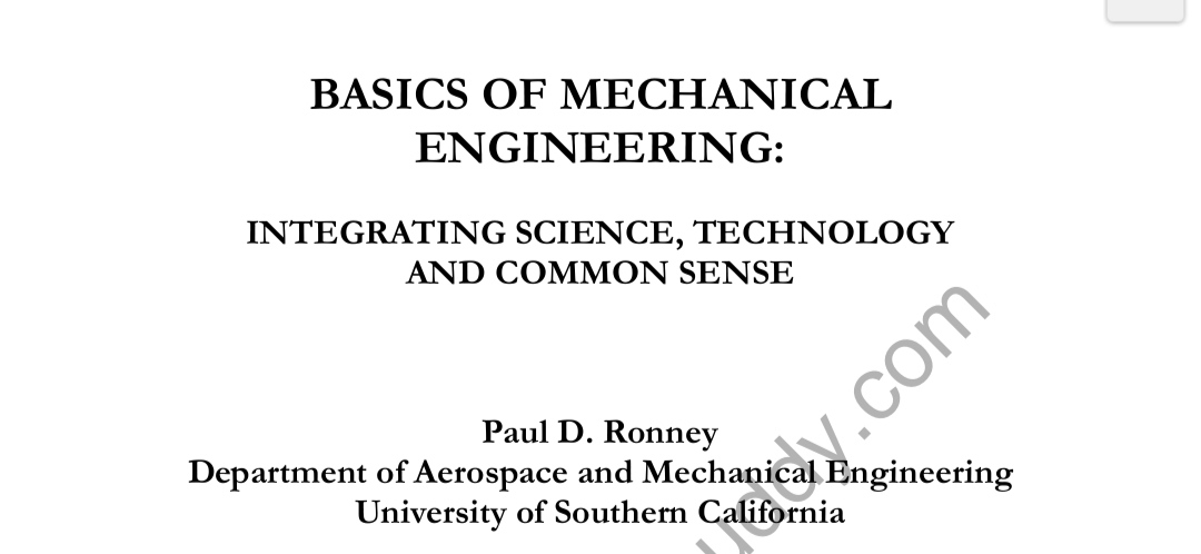 Basic Mechanical Engineering Notes PDf Download Free ~ The Engineer Buddy