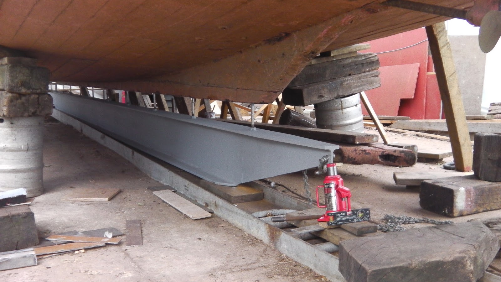 Big Sky Productions: Steel Keel For A Wherry.