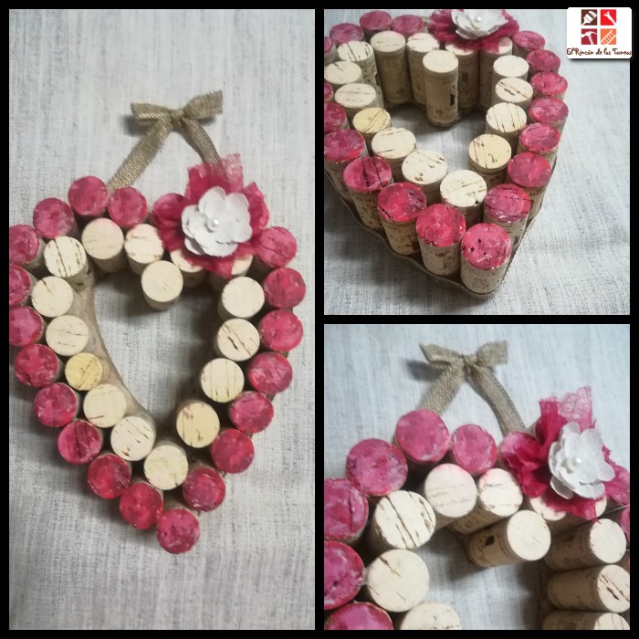 El rincón de los tuneos: Diy corazon de corcho para San Valentín