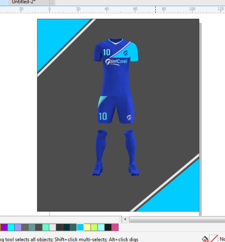 CARA MEMBUAT MOCKUP JERSEY DI COREL DRAW LENGKAP DENGAN GAMBAR