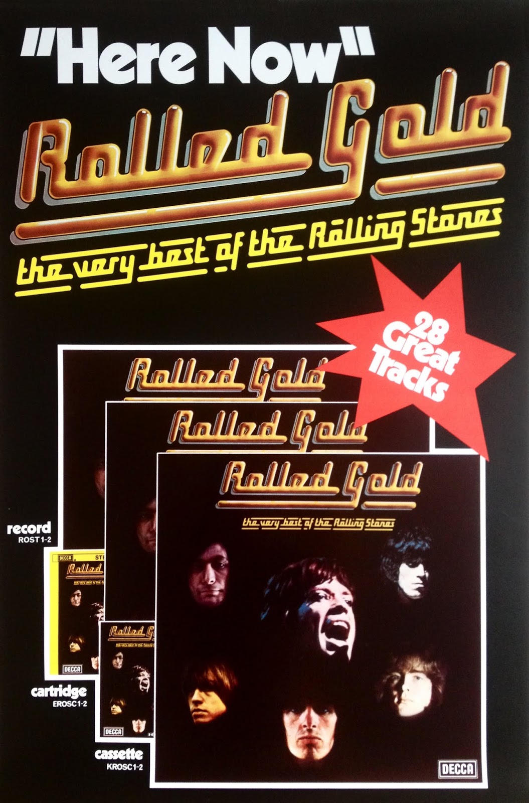 1975 Rolled Gold. The Very Best Of - The Rolling Stones - Rockronología