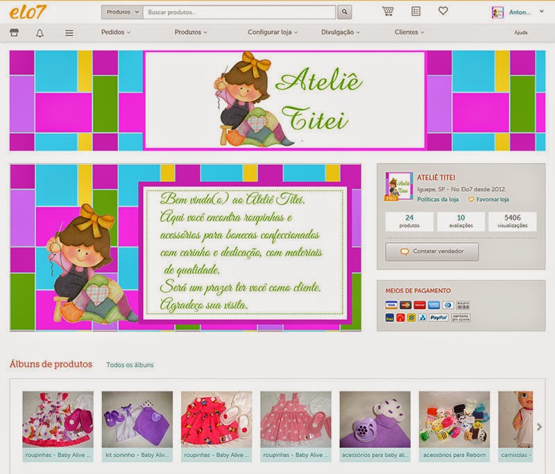 Loja Entregue Ateliê Titei