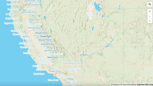 Maps Mania: All Points in California