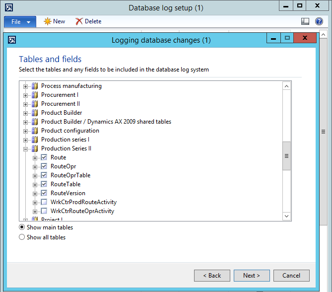 The Dynamics AX Experience: 2012 Making Database Log Setup More Friendly