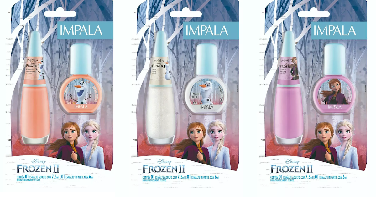 Fashion and Enamels: Frozen 2 é o tema dos esmaltes da Impala
