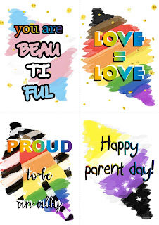 Poppy Makes: Happy pride month - Poppy Makes... LGBTQIA+ support cards