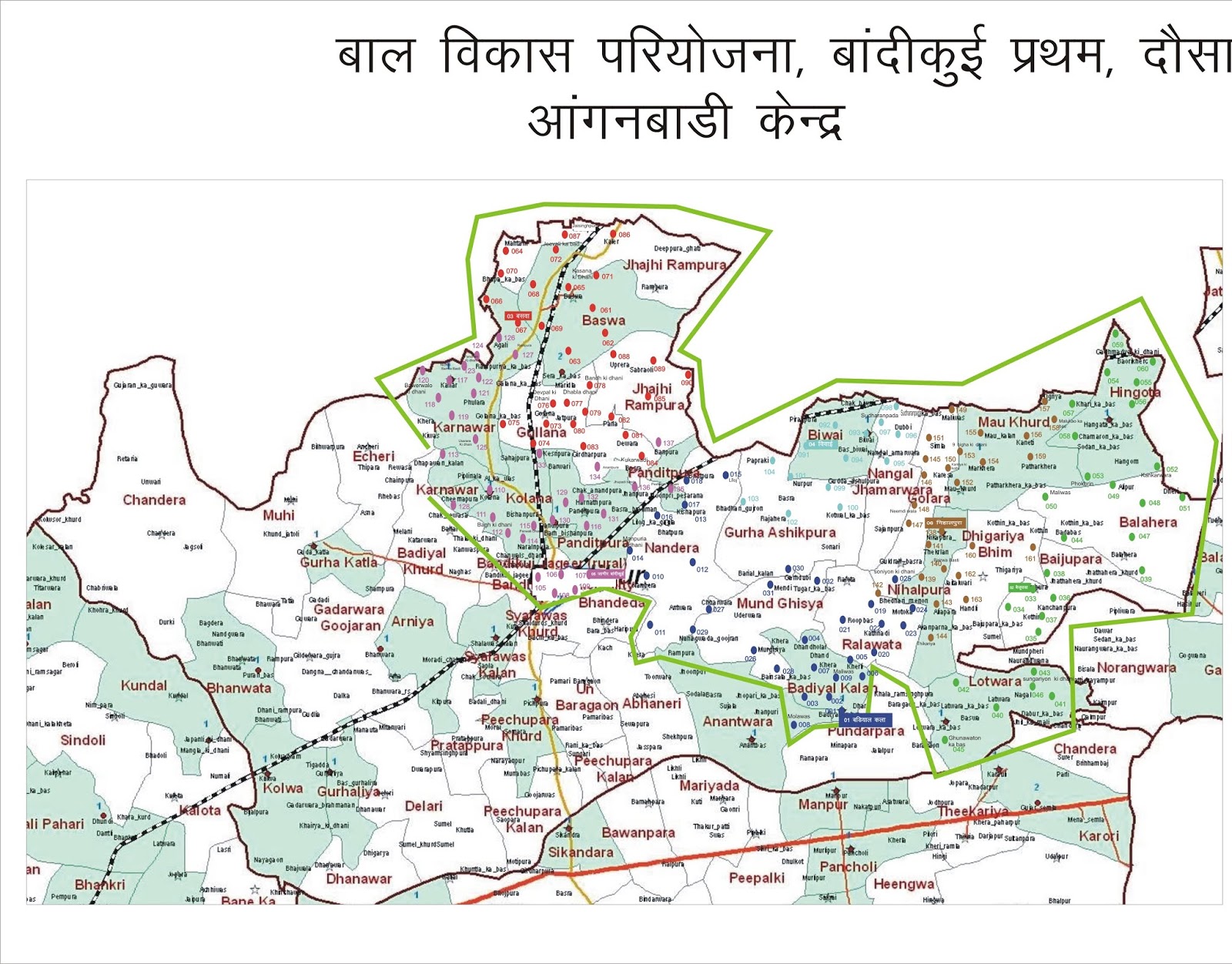 BANDIKUI DOCUMENTRY: Bandikui City Map 31/12/2018