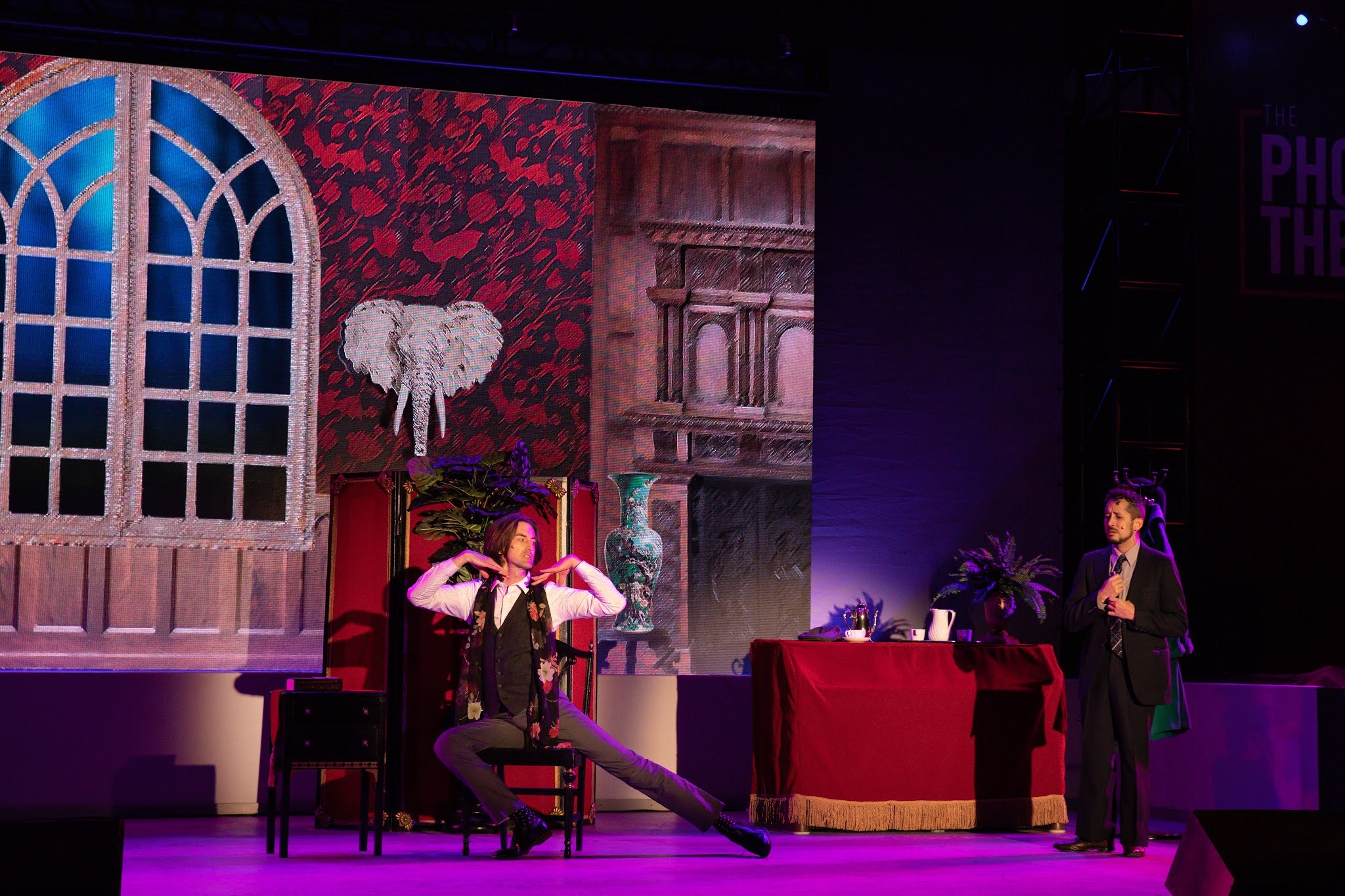 PHX Stages: photos - MURDER FOR TWO - The Phoenix Theatre Company