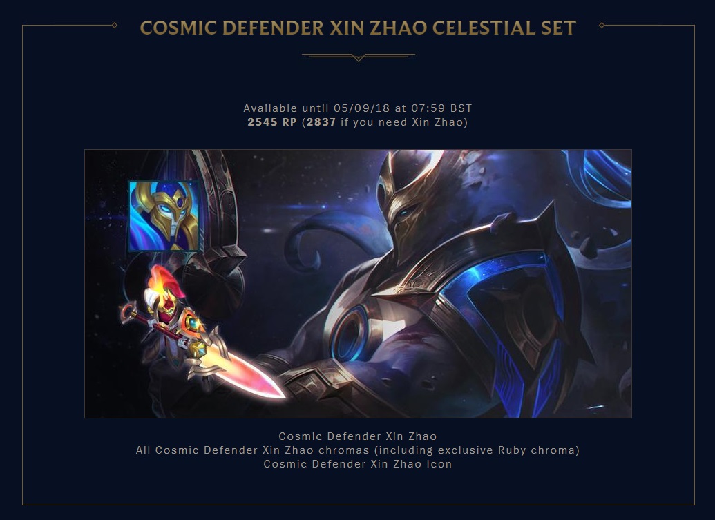 Surrender at 20: Cosmic 2018 Skins now available!