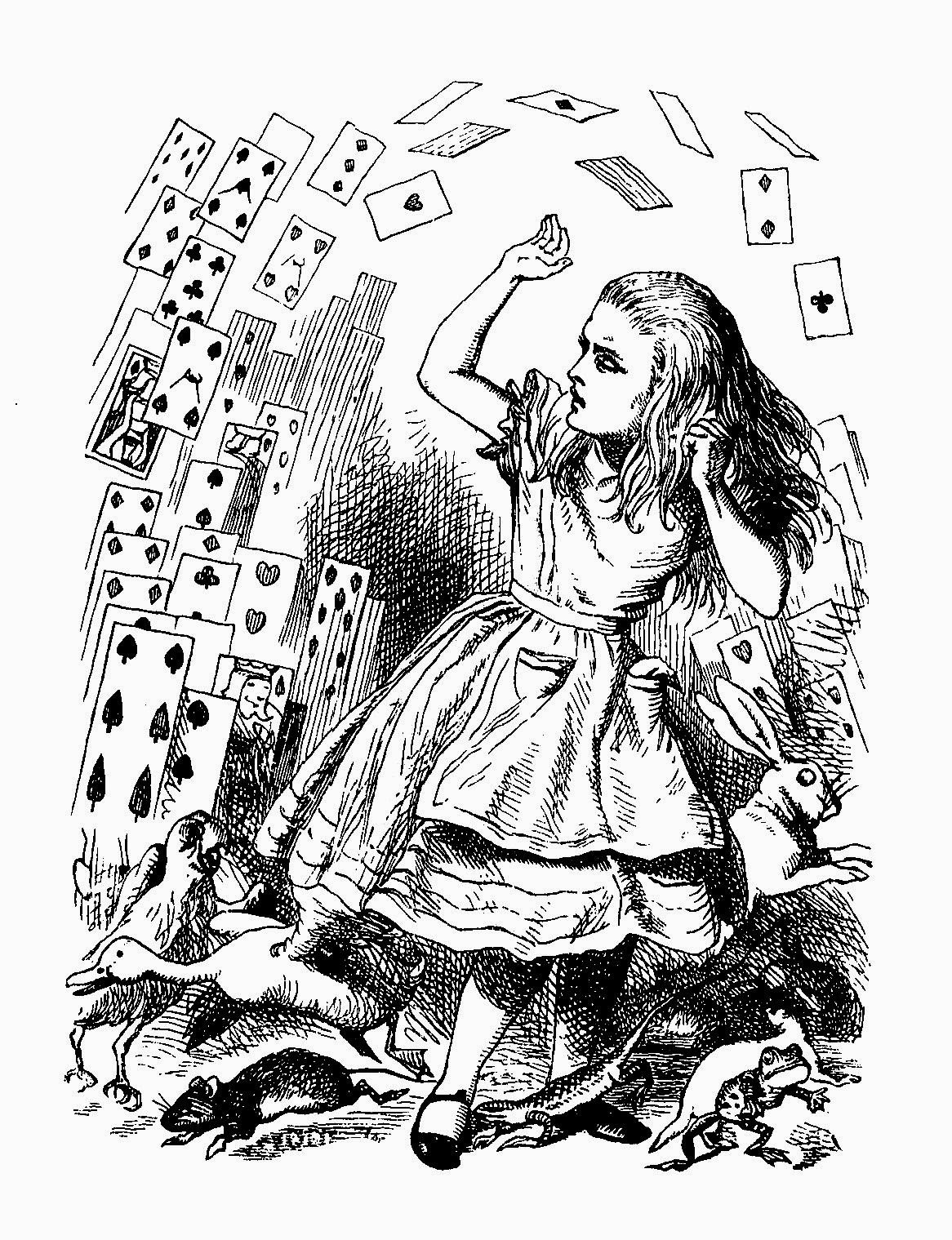 Digital Stamp Design: Free Alice in Wonderland Digital Stamp: Alice in ...