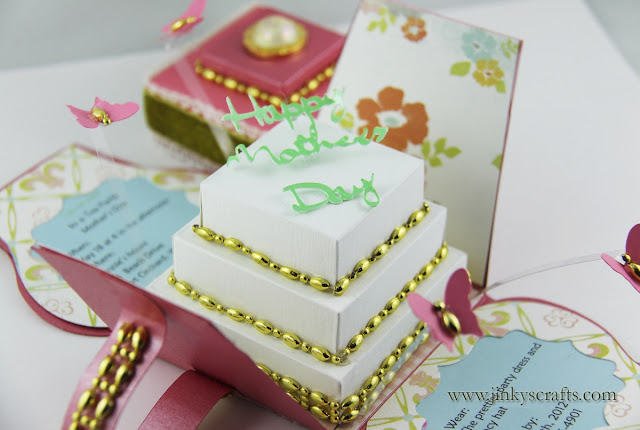Jinky's Crafts & Designs: Mother's Day Teapot Exploding Box
