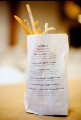 Paper Wedding: 20 Unique Wedding Menu Ideas