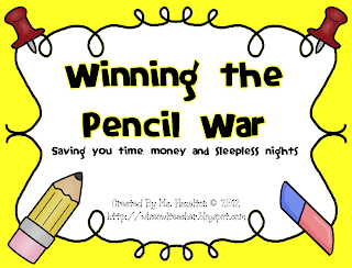 3-6 Free Resources: Pencil Wars Solved!