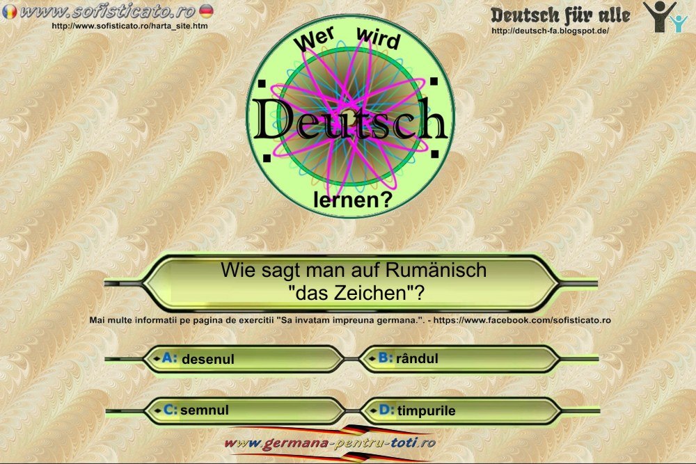 Deutsch für alle: Das Zeichen
