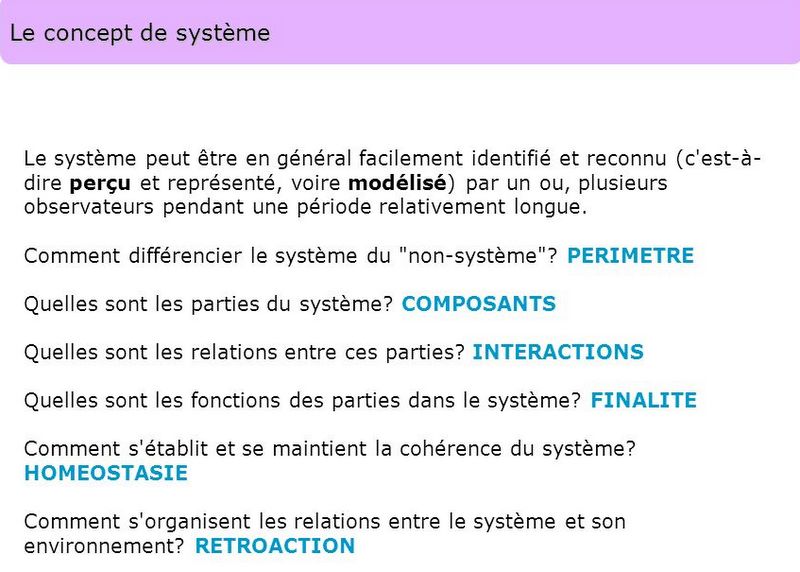 LES PRINCIPES DE L'APPROCHE SYSTÉMIQUE