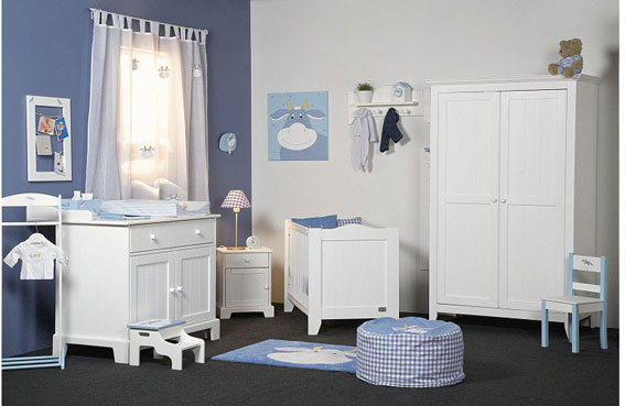 10 Habitaciones color celeste para bebé | Ideas para decorar, diseñar y ...