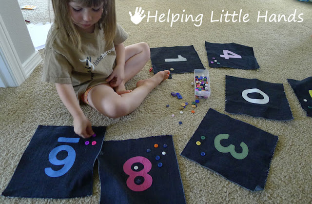 Pieces by Polly: Buttons and Numbers