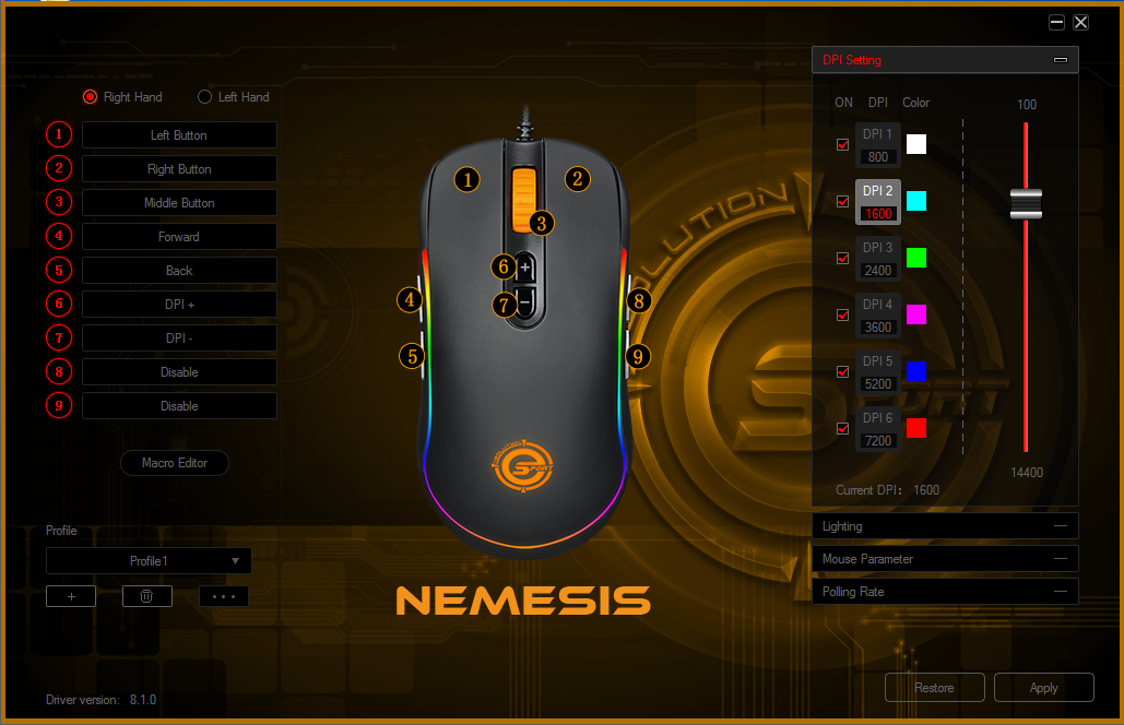 Neolution E-Sport Nemesis Gaming Mouse ราคา 890 บาท ~ HappyCom (Blog)