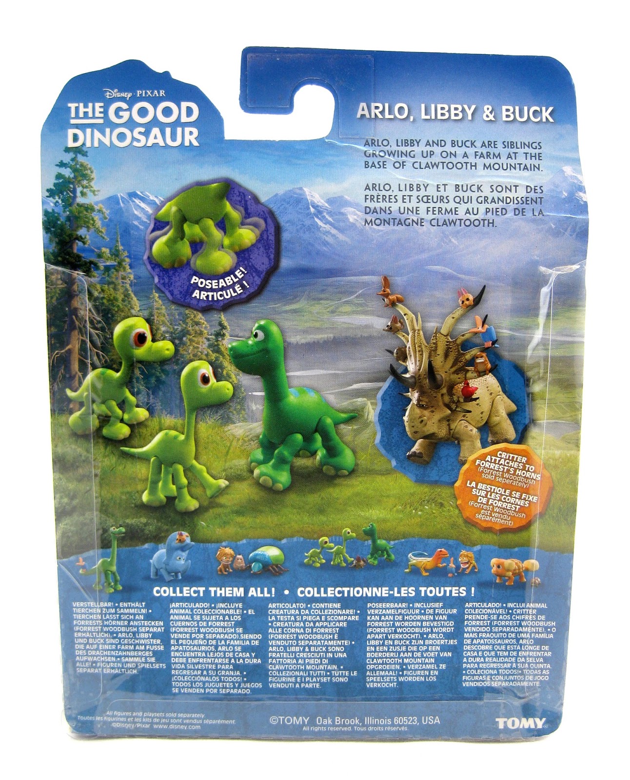 Dan the Pixar Fan: The Good Dinosaur: TOMY Action Figures (Part One- Small)