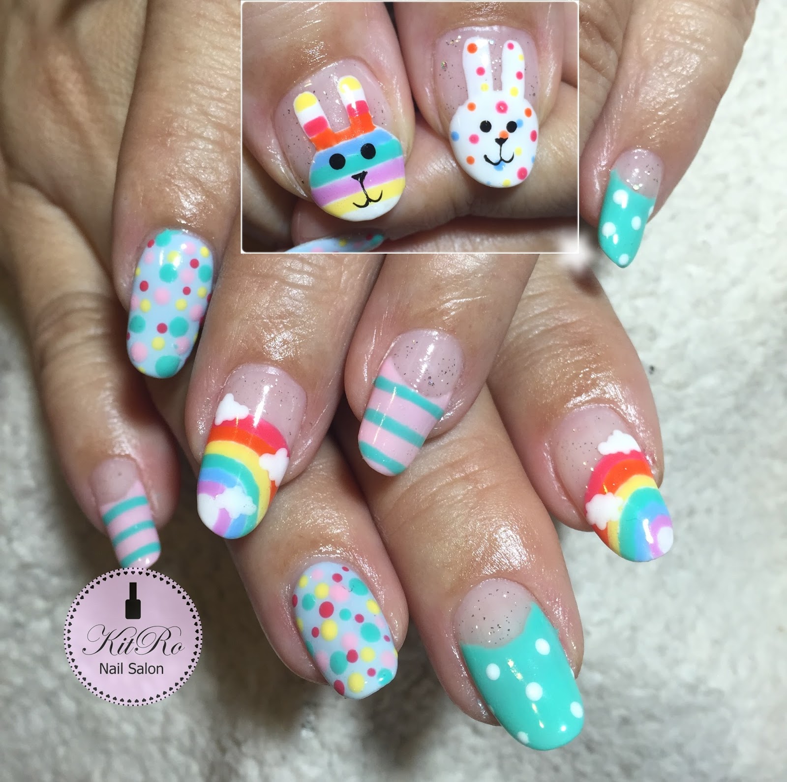 Kit-Ro Nail Salon: August- Nail Design - Taman Johor Jaya - 美甲