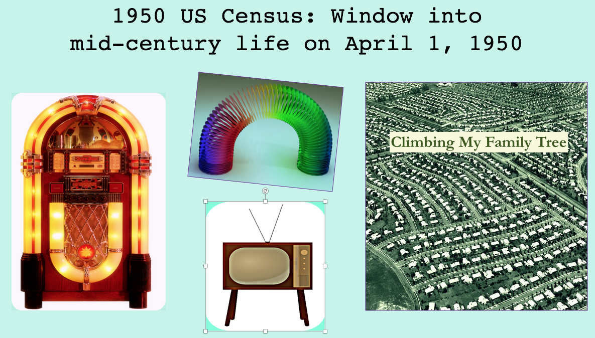 Climbing My Family Tree: Prep for Browsing the 1950 US Census in Three ...