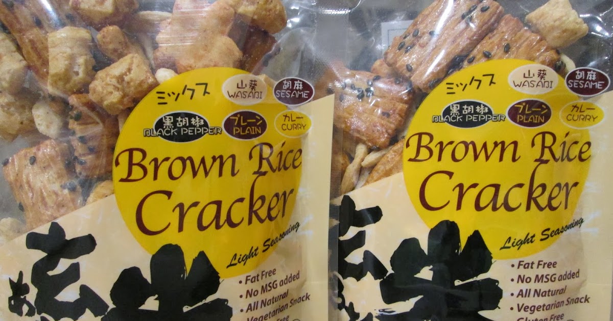 Please, DON'T pass the salt!: Mishima Brown Rice Crackers