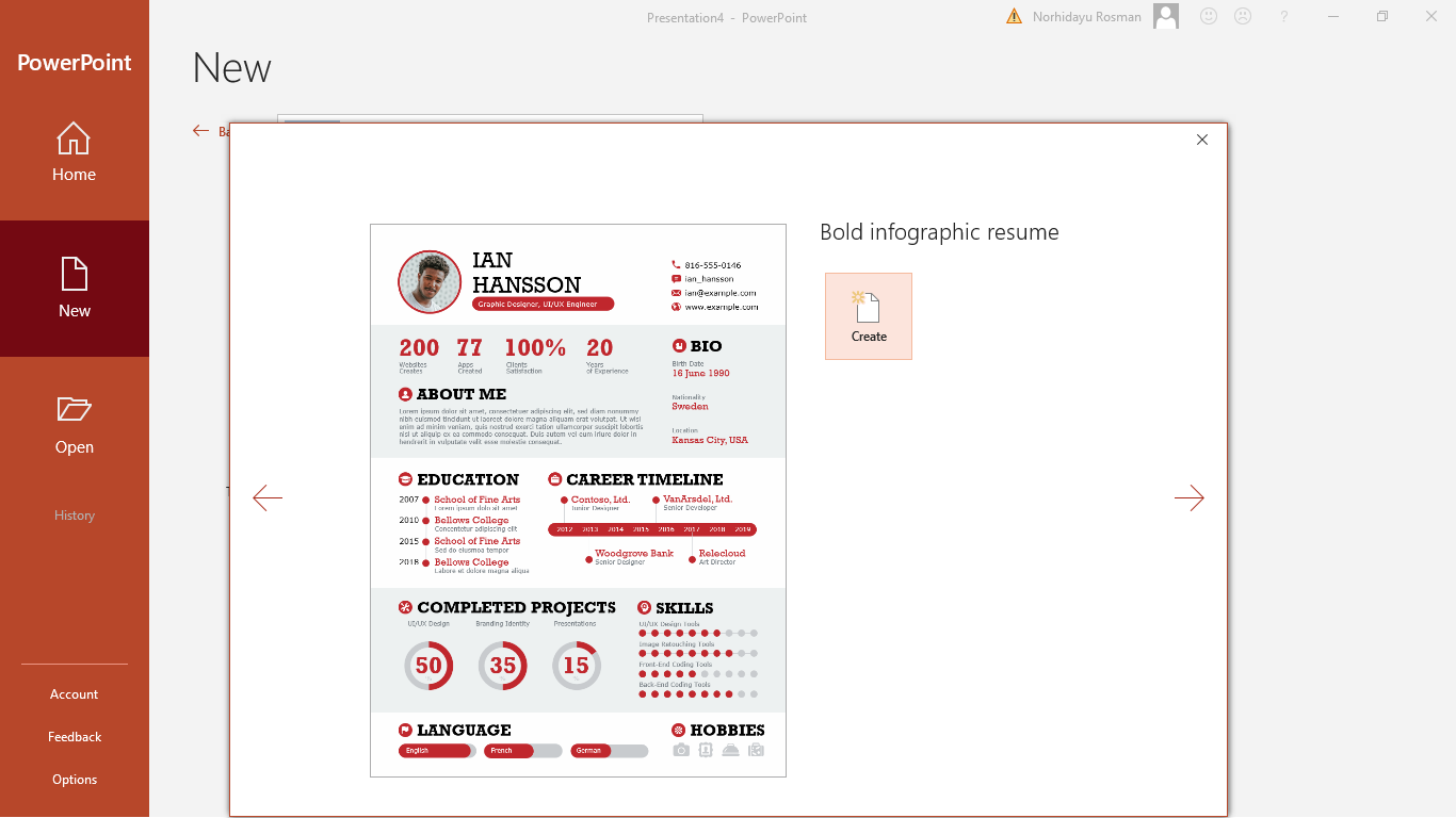 TUTORIAL 4 : How to make Attractive Resume (PowerPoint) ~ DIY Teaching Aids