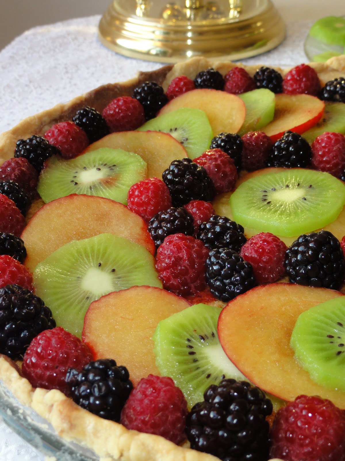 Rathai's Recipes: Fruit frangipane tart
