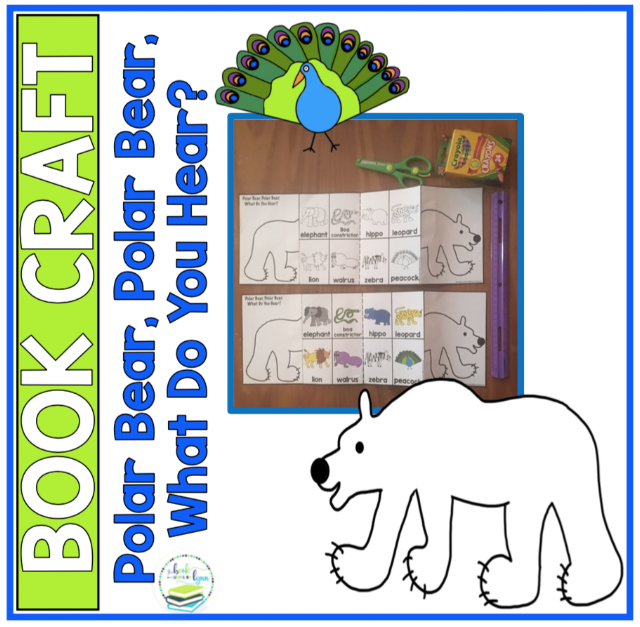 POLAR BEAR, POLAR BEAR, WHAT DO YOU HEAR? BOOK CRAFT ~ Book Units by Lynn