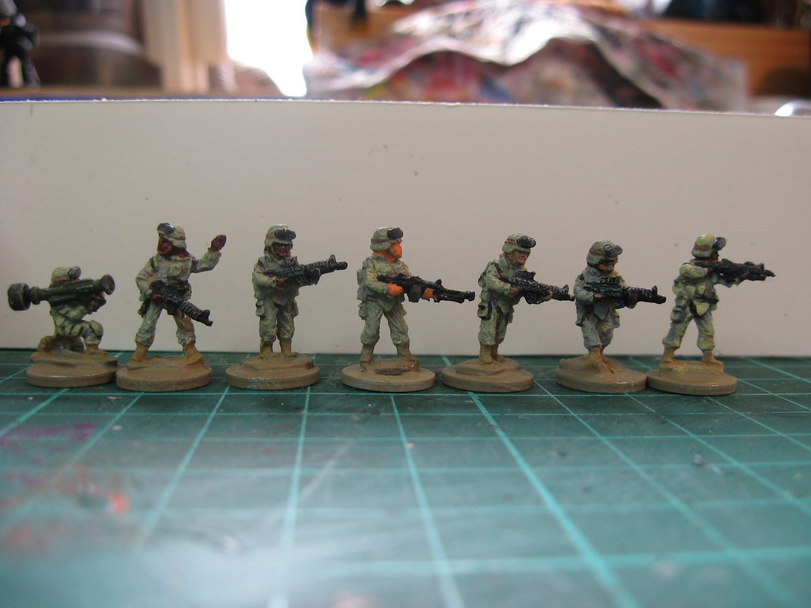 Lead Reckoning: Rebel Minis Modern US Infantry, work in progress