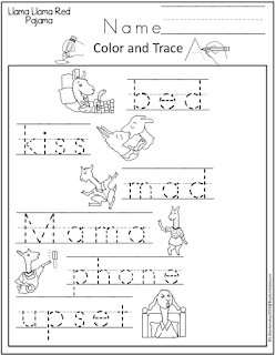 LLAMA LLAMA RED PAJAMA WRITE THE ROOM ~ Book Units by Lynn