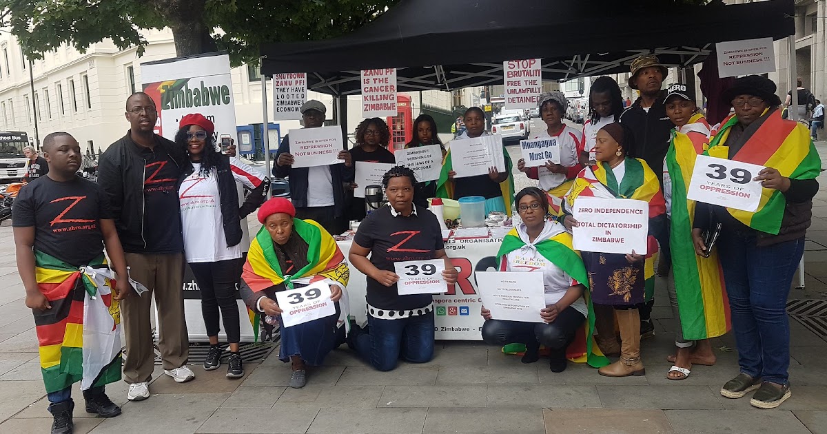 Wednesday ZHRO Vigil: ZHRO Zimbabwe Embassy Vigil Protest 19 June 2019