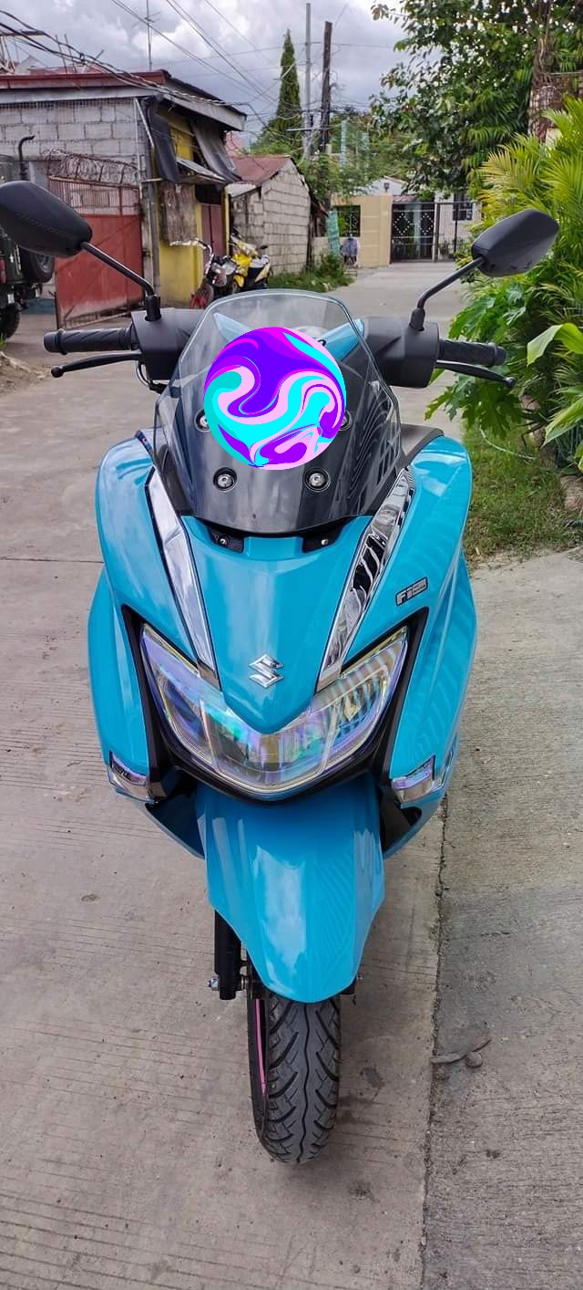 SuzukiBurgmanStreet125Philippines: Modified Blue custom sticker Burgman ...